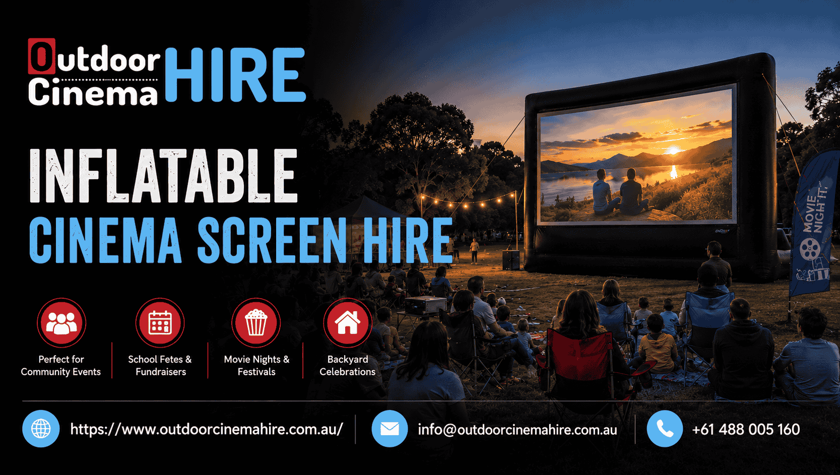 Why is Inflatable Cinema Screen Hire Popular Today